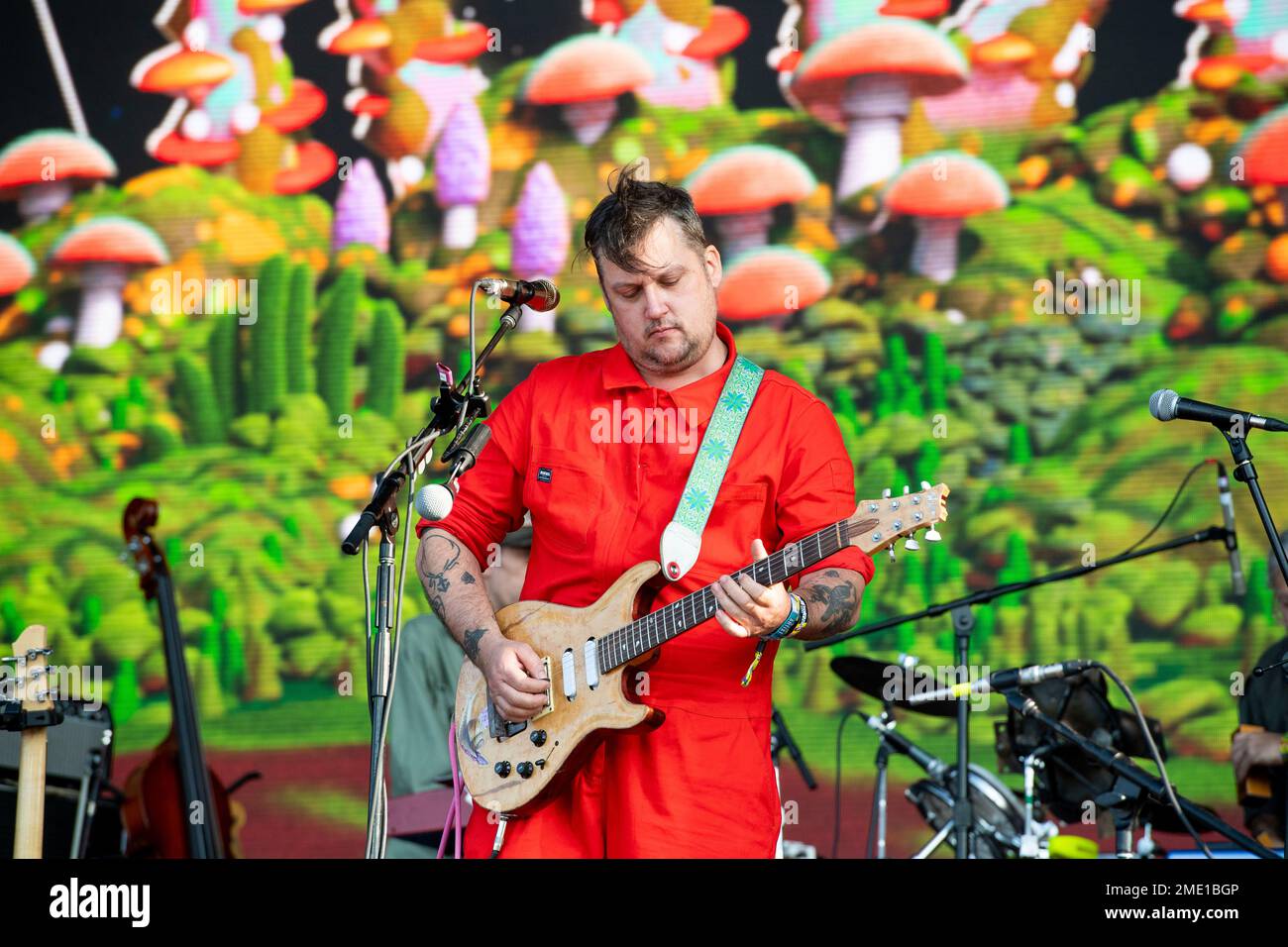 Isaac Brock of Modest Mouse performs on day four of the Lollapalooza ...