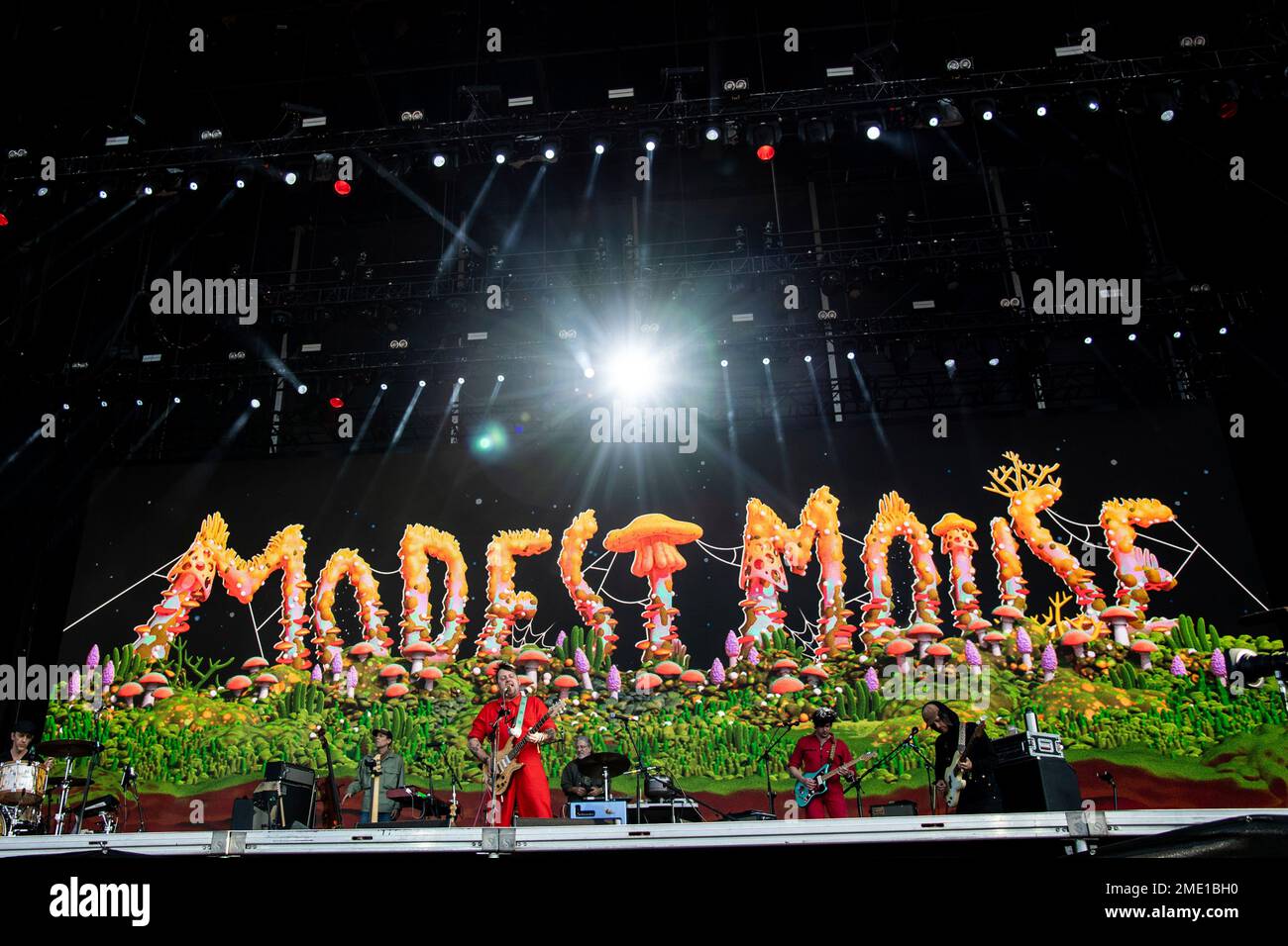 Tom Peloso, from left, Ben Massarella, Isaac Brock, Simon O'Connor and ...