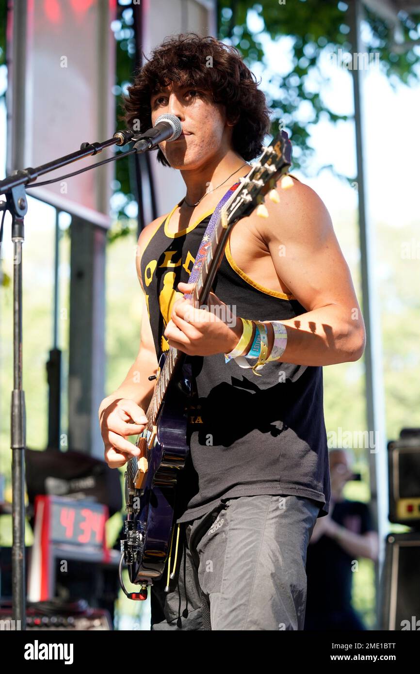 Bryan Noah Ferretti of the band Ottto performs on day four of the ...