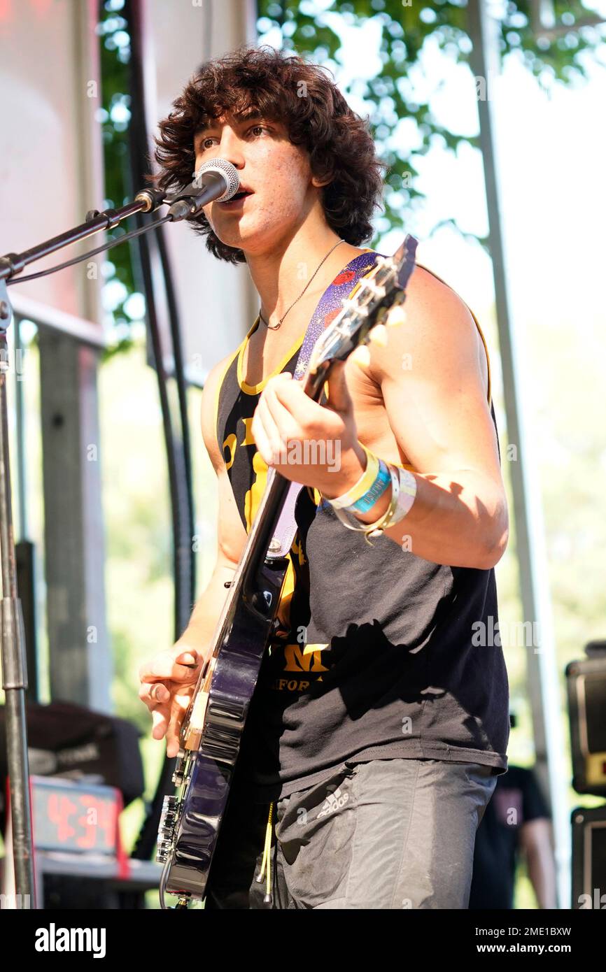 Bryan Noah Ferretti of the band Ottto performs on day four of the ...