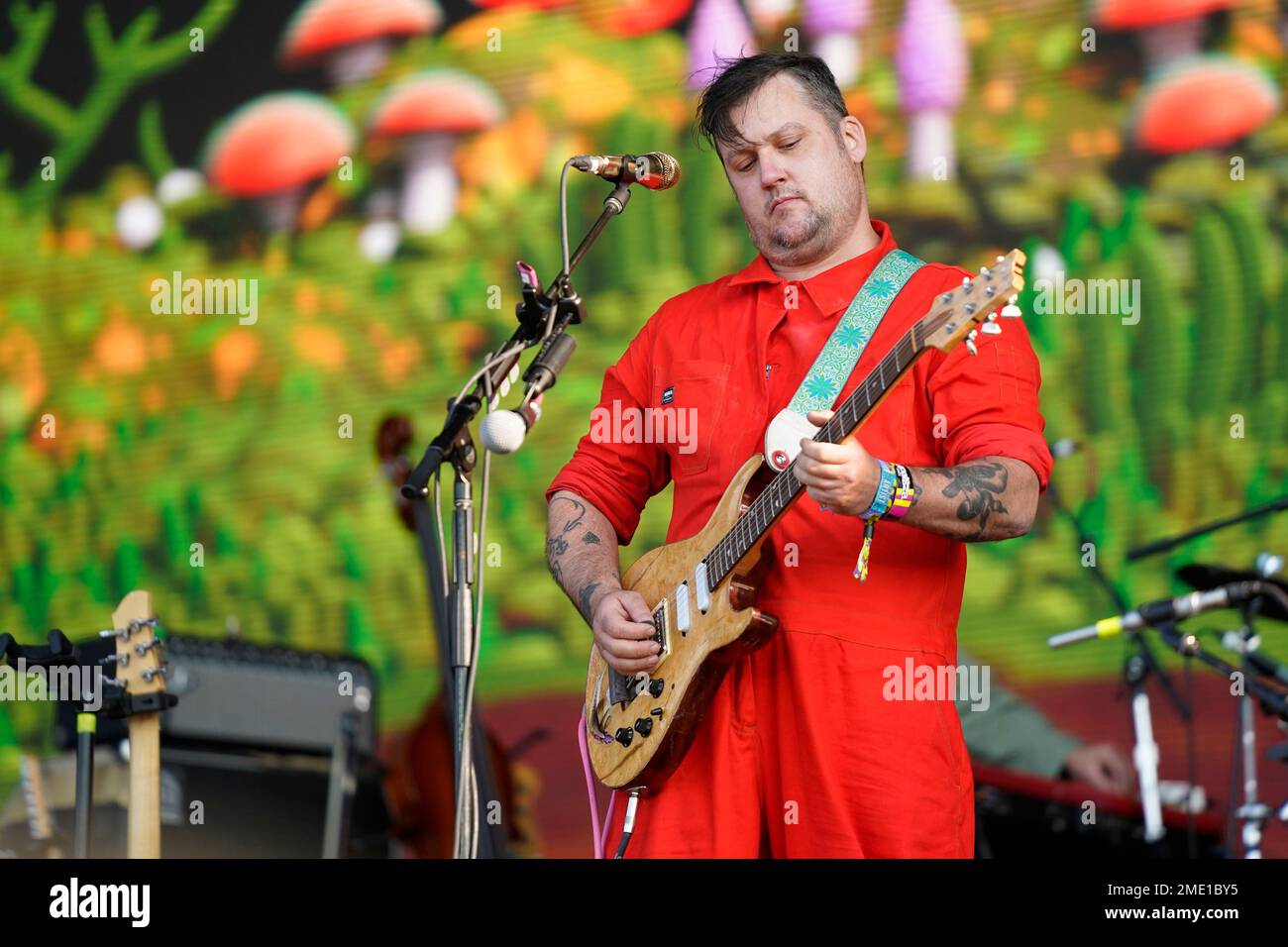 Issac Brock of Modest Mouse performs on day four of the Lollapalooza ...