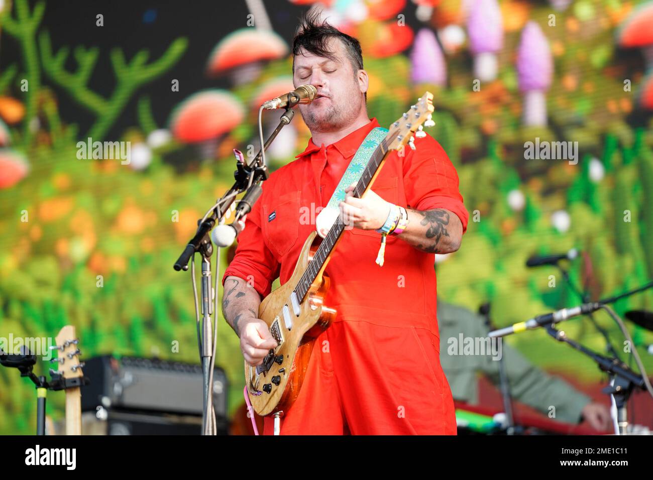 Issac Brock of Modest Mouse performs on day four of the Lollapalooza ...