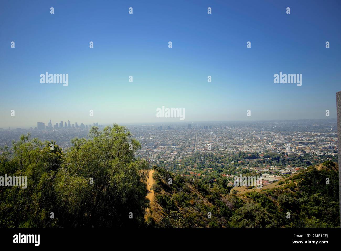 A day a Griffith Observatory Stock Photo - Alamy