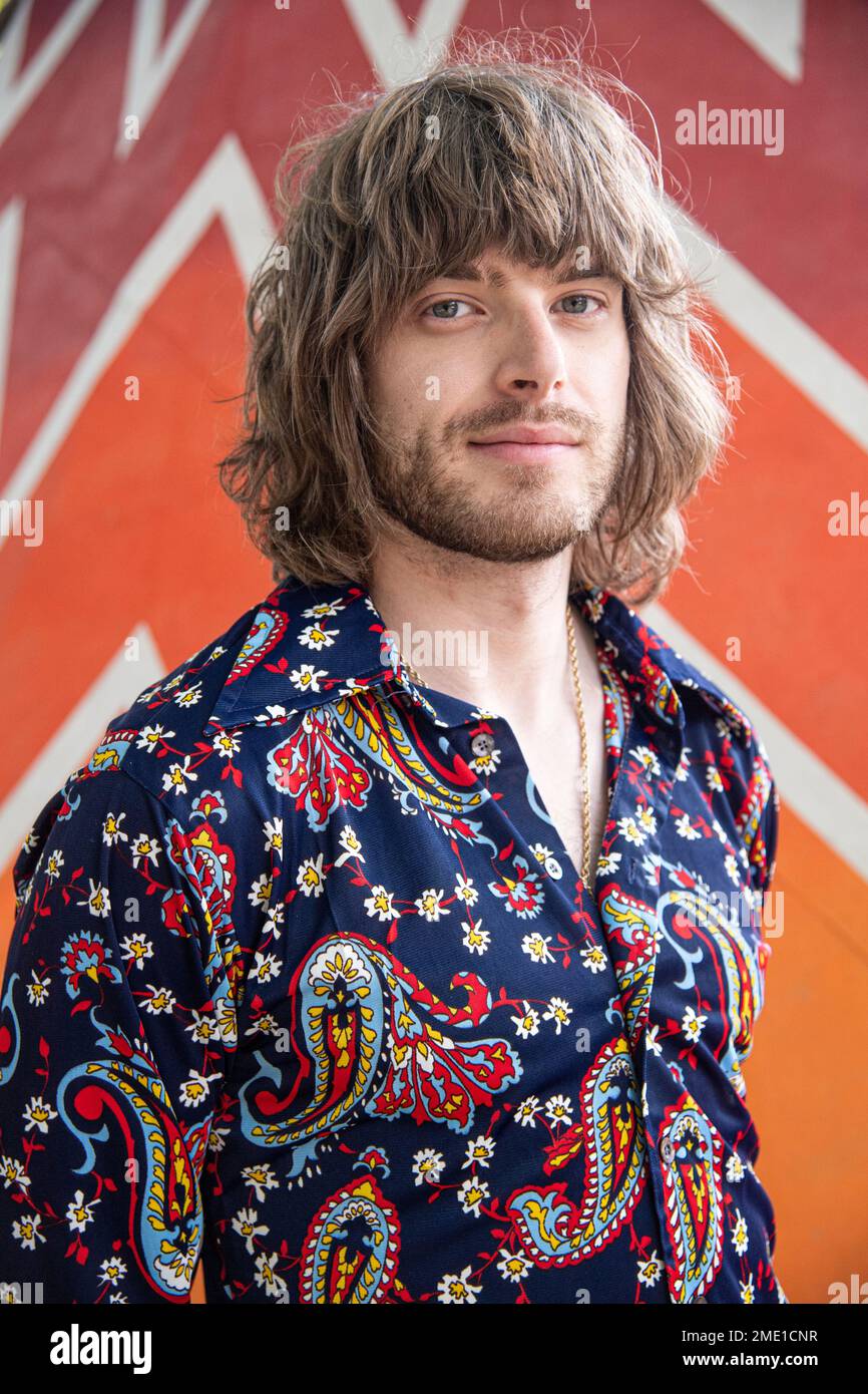 Neal Francis poses on day four of the Lollapalooza Music Festival on ...