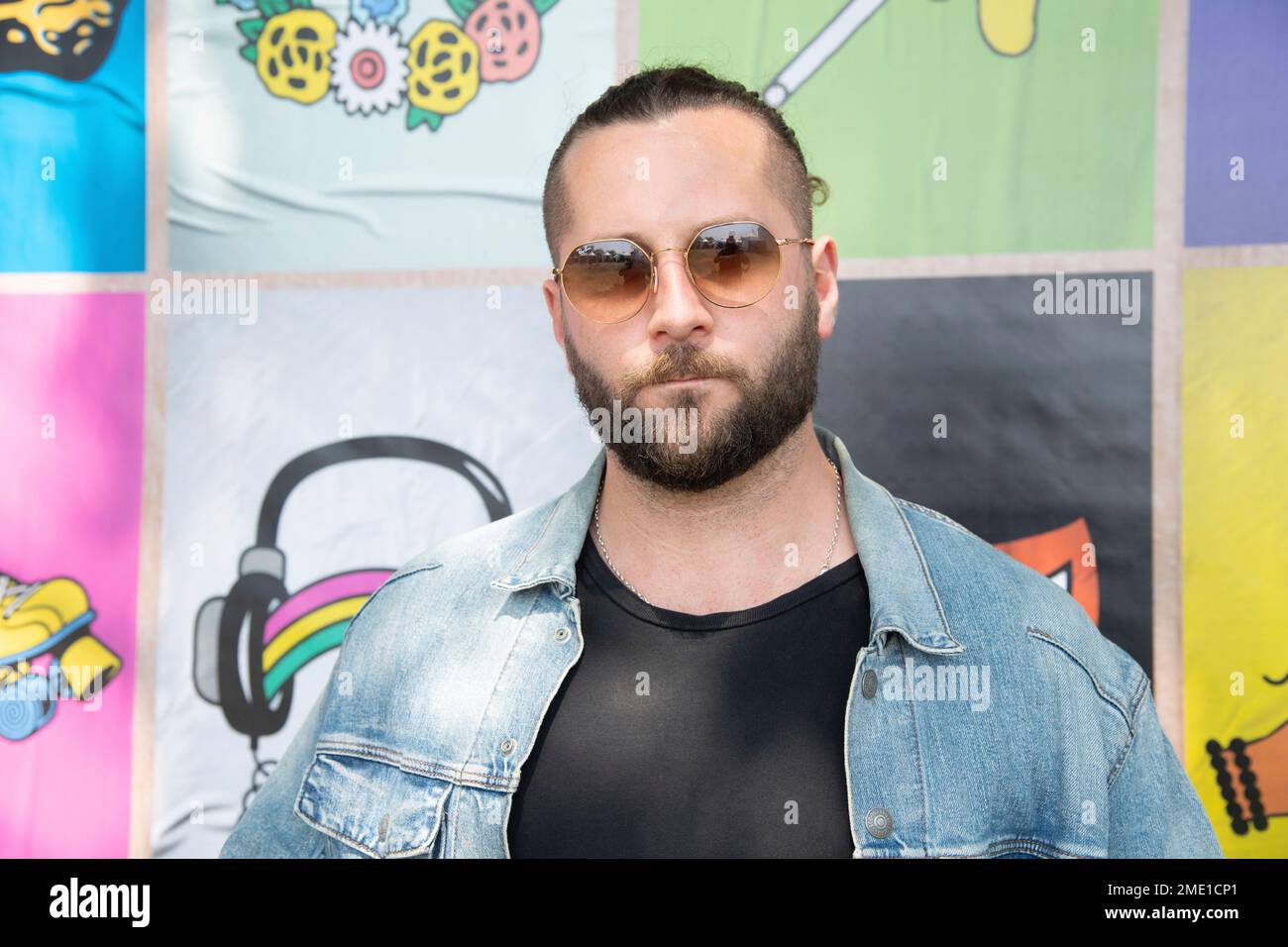 Elderbrook poses on day four of the Lollapalooza Music Festival on ...