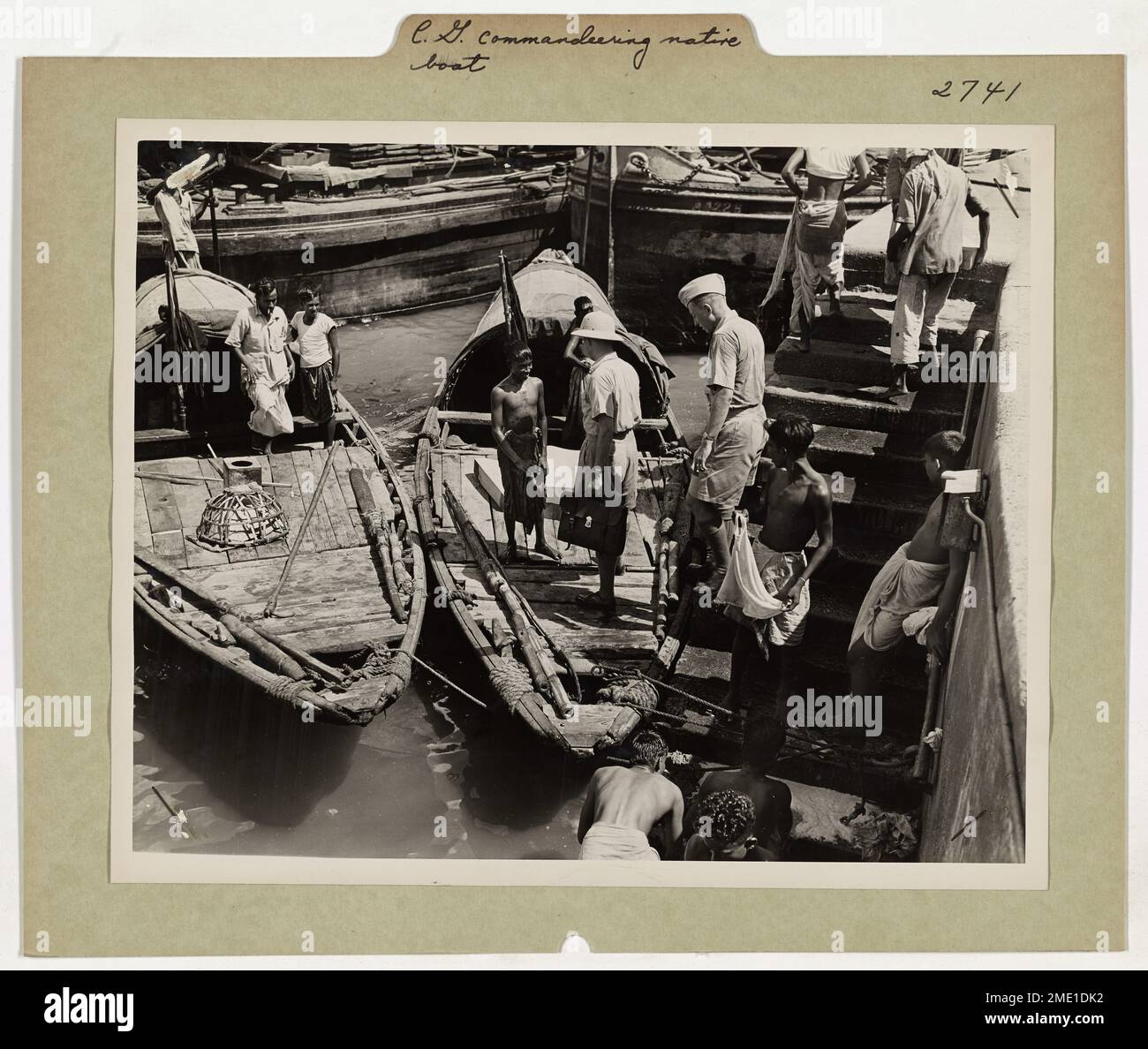 This image shows Coast Guard Lieutenants (JG) Edwin J. Moline and ...