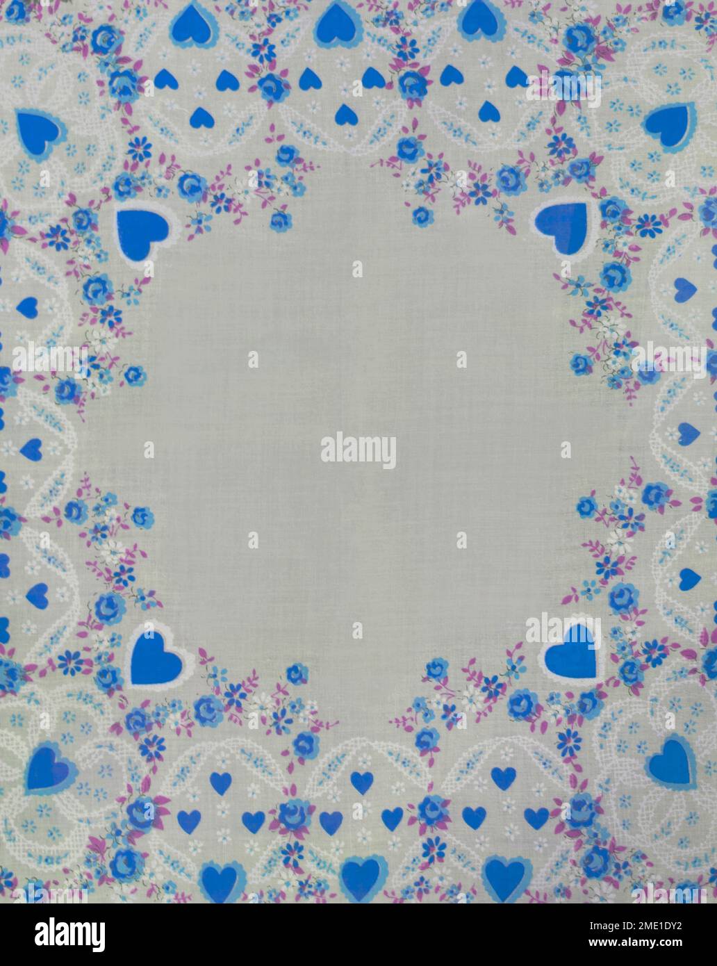 Printable Blue Hearts