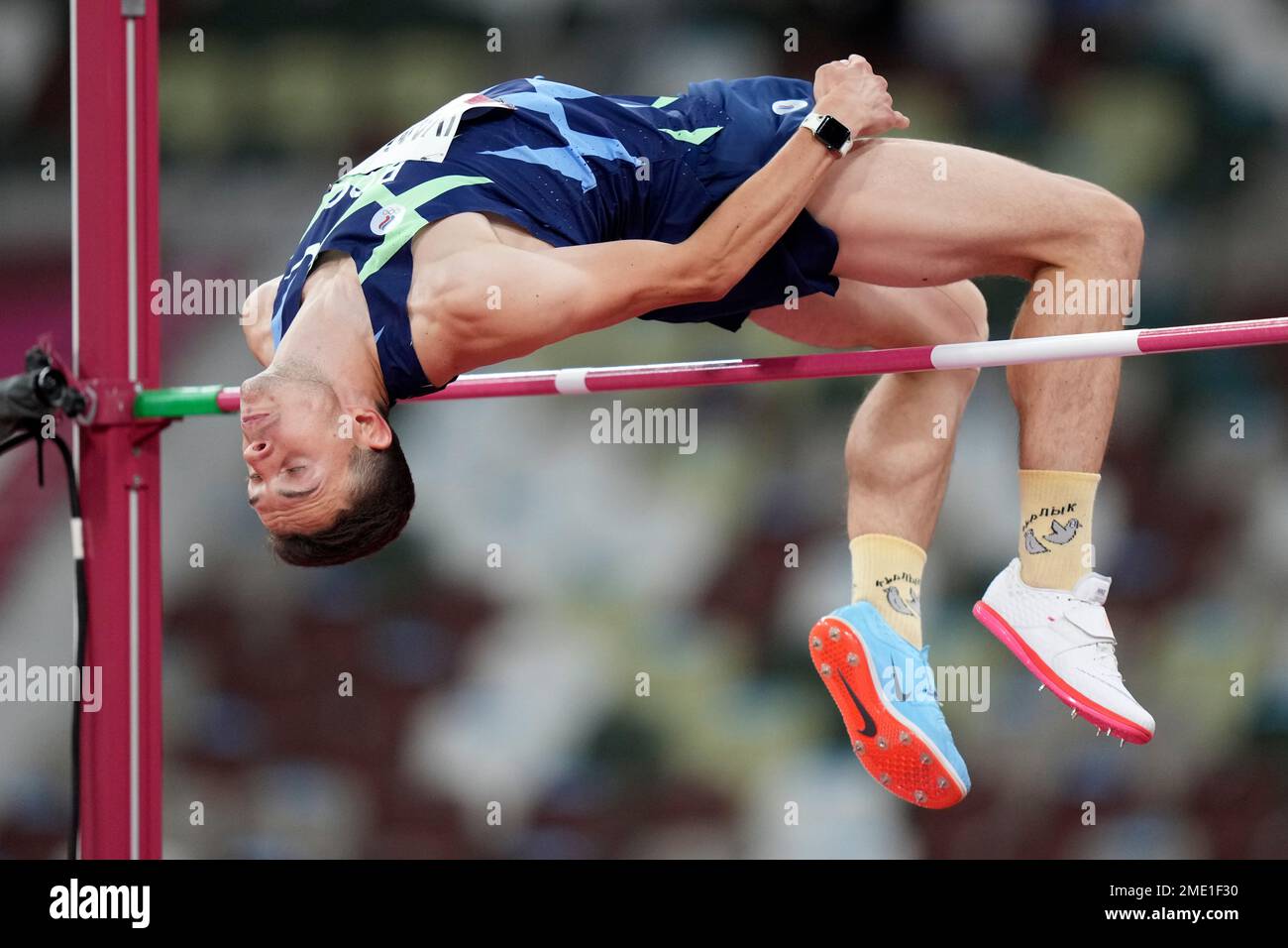 CORRECTS NAME - Ilya Ivanyuk of Russia competes in the final of the men ...