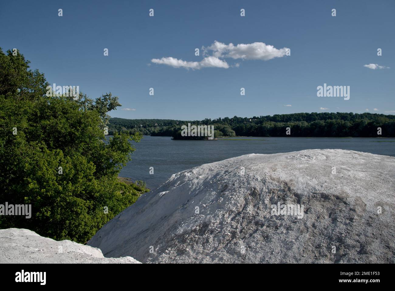 View from the White Cliffs of Conoy along the Susquehanna River in ...