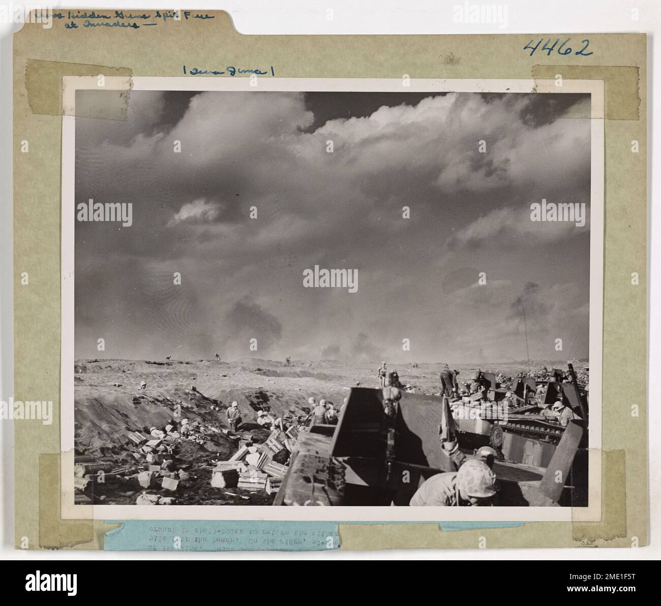 Japanese defenses iwo jima hi-res stock photography and images - Alamy