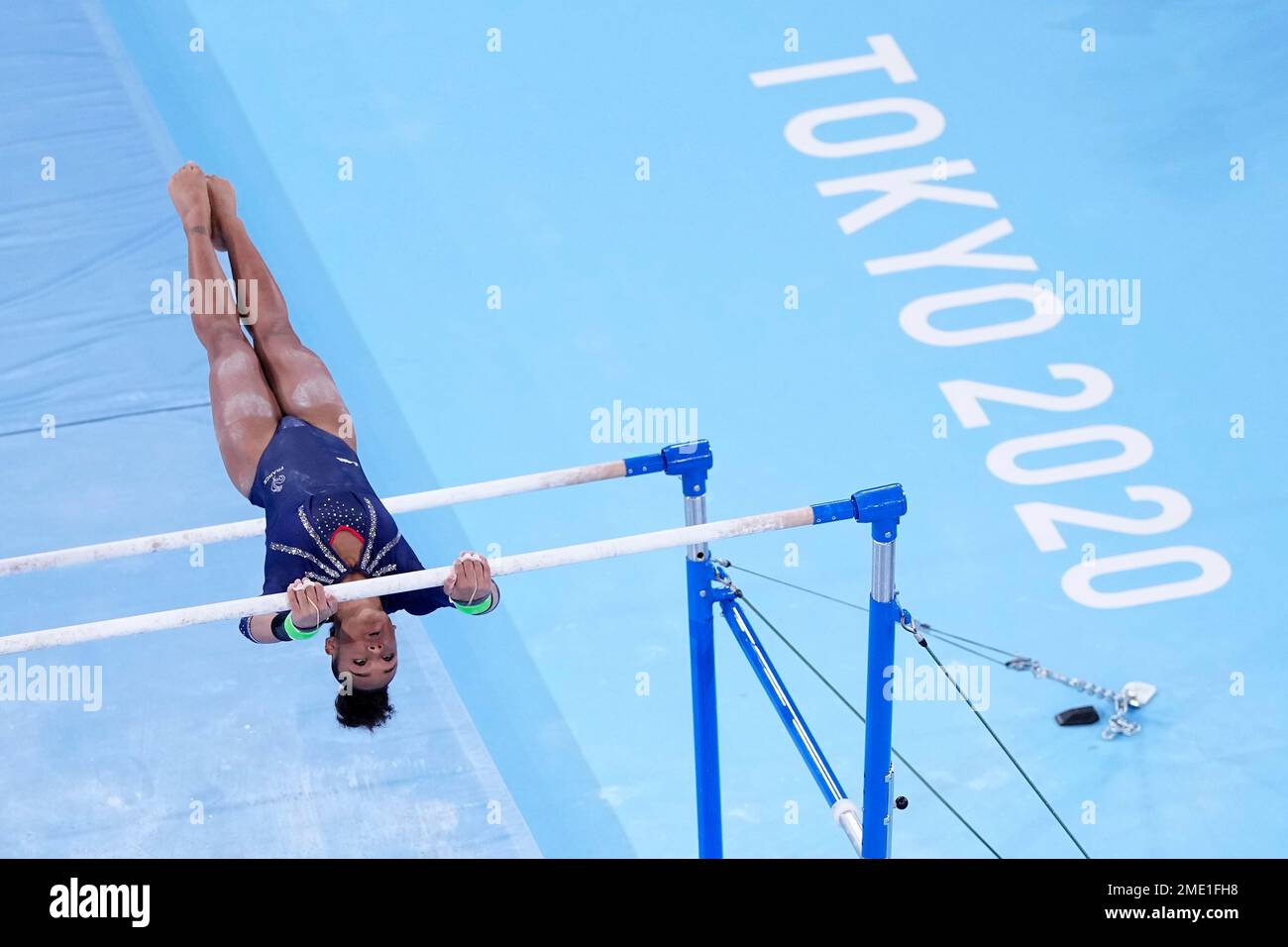 CORRECTS NAME - Melanie de Jesus dos Santos, of France, competes in the ...