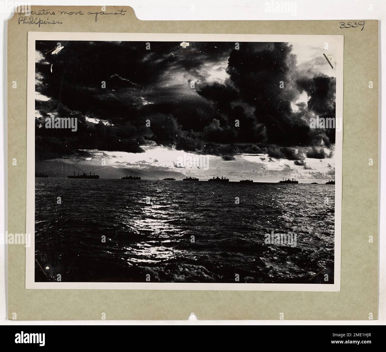 An armada of American ships, manned by Coast Guard and Navy crews ...