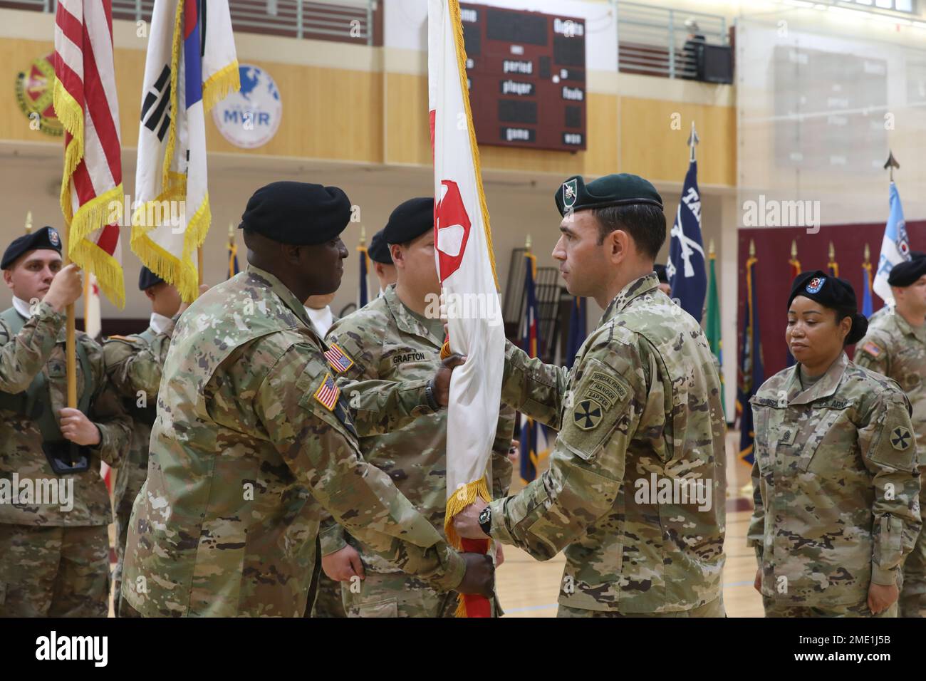 U.S. Army LTC Joshua A. Pusillo, Eighth Army Headquarters Battalion ...