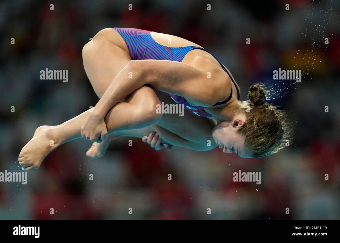 Hailey Hernandez of the United States' competes in women's diving 3m ...