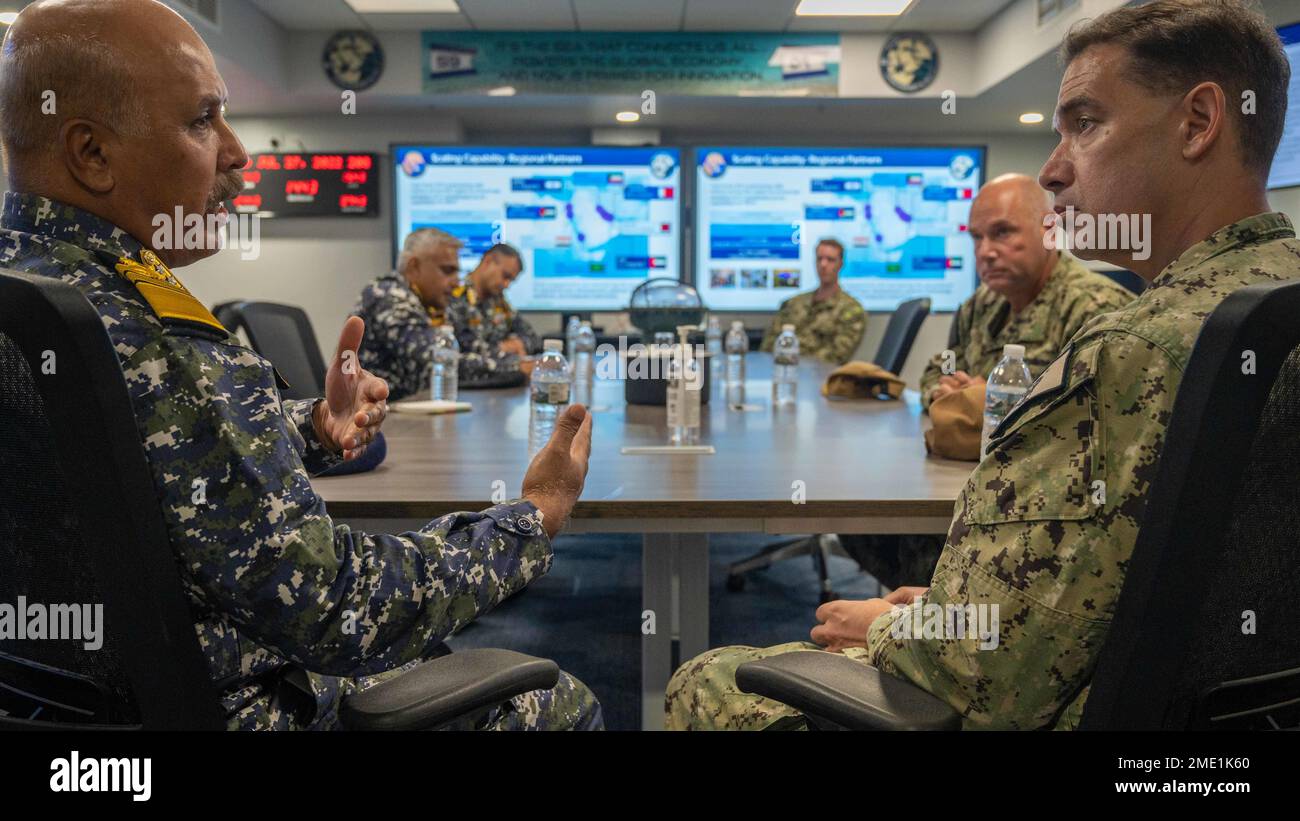 220727-N-OC333-1145 MANAMA, Bahrain (July 27, 2022) Vice Adm. Brad ...