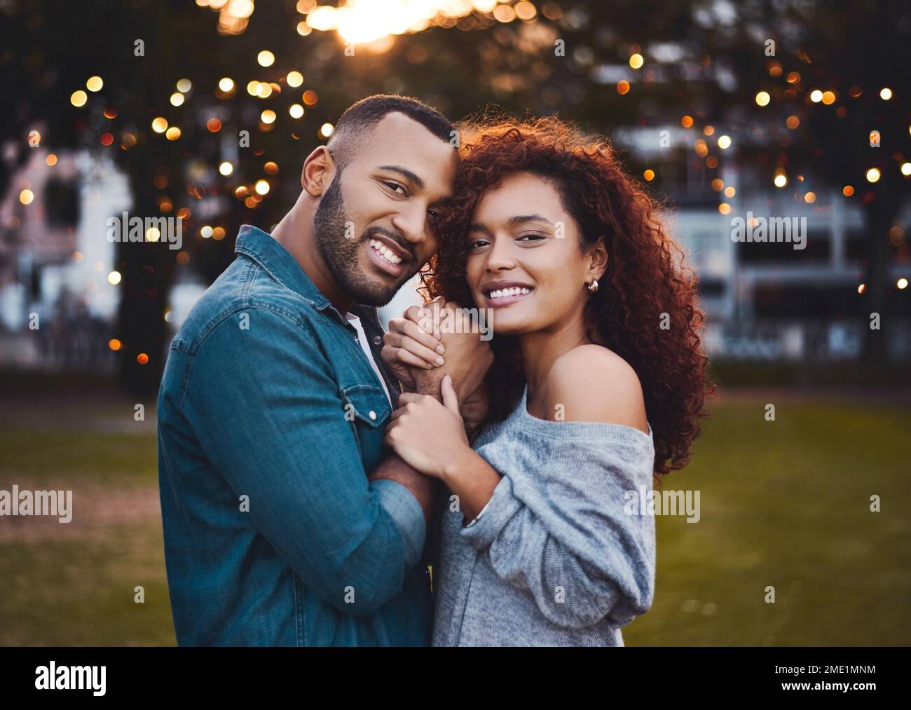 Were going to stay together forever. Portrait of an affectionate young ...