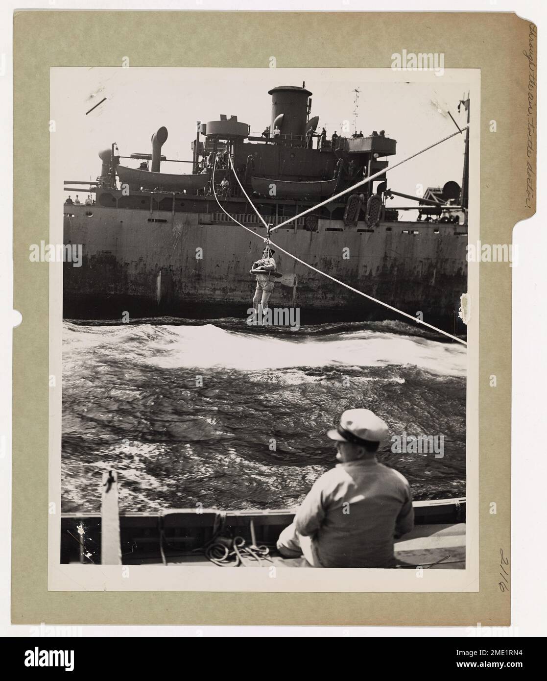 Through the Air to the Doctor. With the greatest of ease, a stricken ...