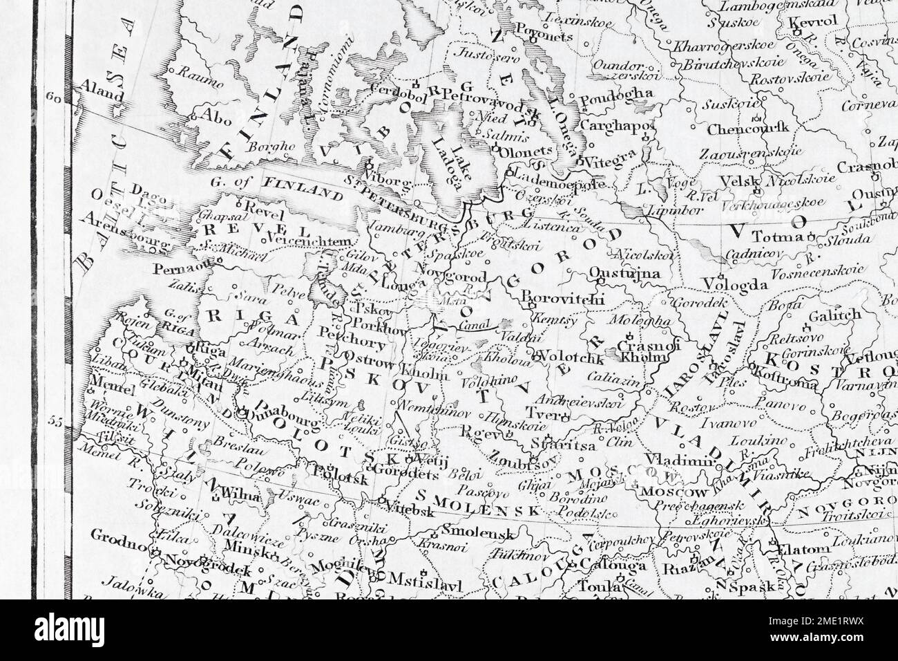 Pre revolution russia map hi-res stock photography and images - Alamy