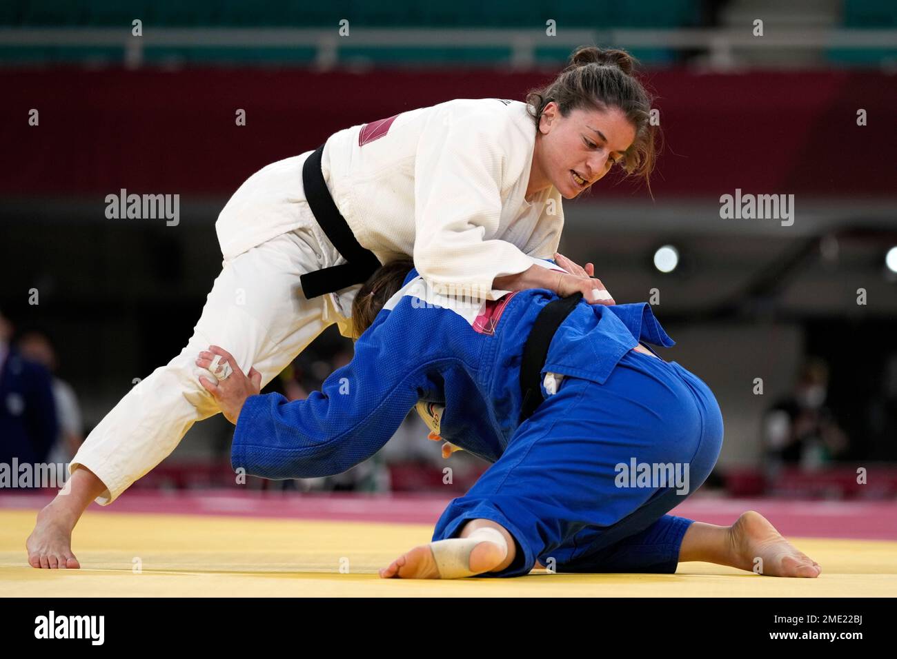 Timna Nelson Levy of Israel, top, and Daria Mezhetskaia of the Russian ...