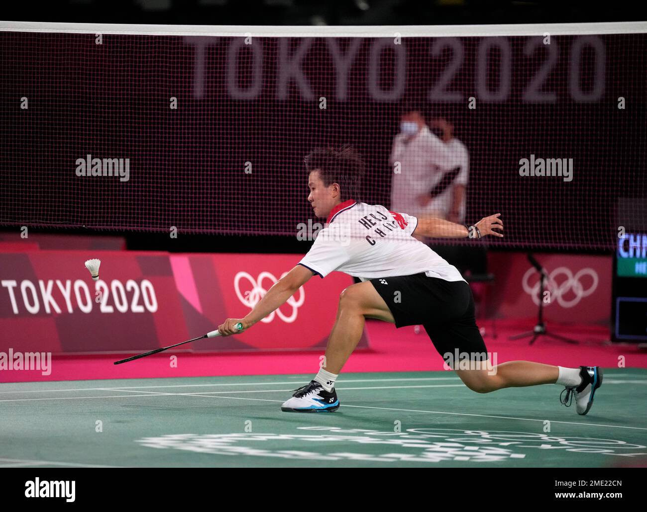 China's He Bing Jiao competes against compatriot Chen Yu Fei during ...