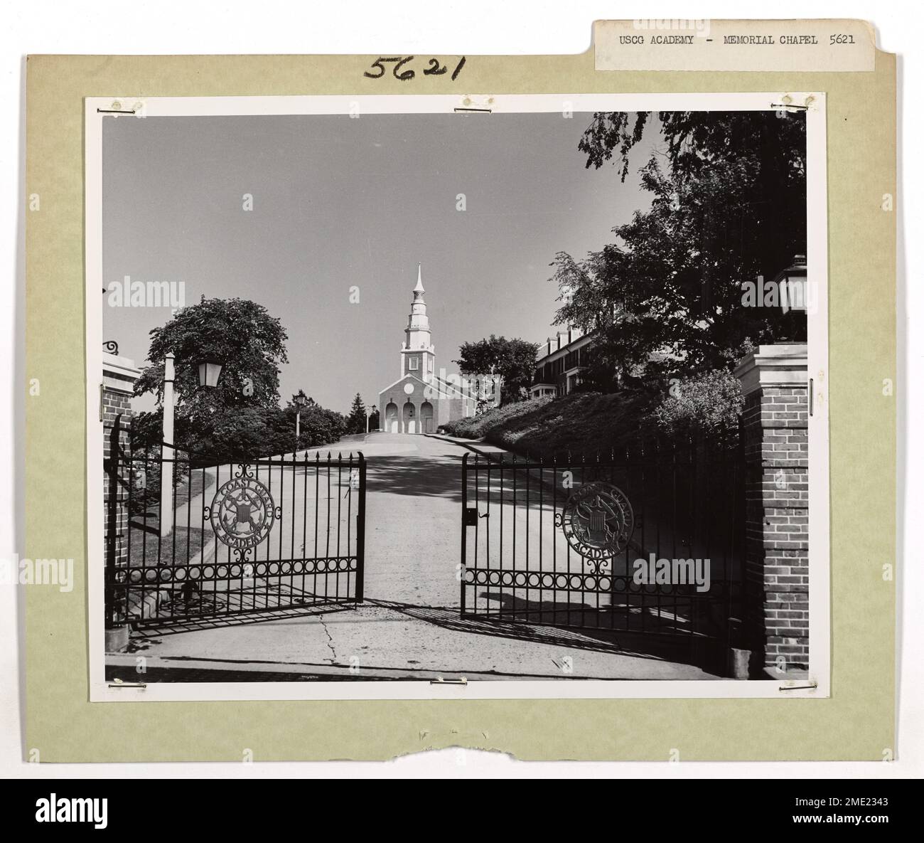 A view of the Memorial Chapel at the U.S. Coast Guard Academy in New ...