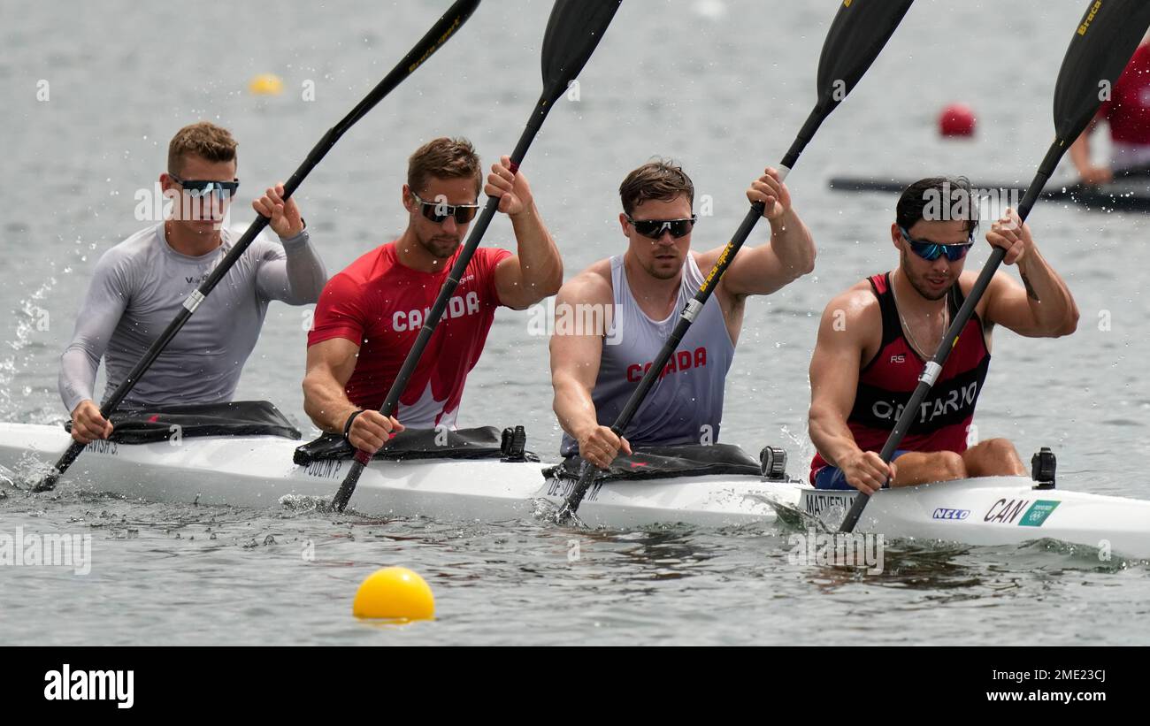 Nicholas Matveev, Mark de Jonge, Pierre-Luc Poulin and Simon McTavish ...