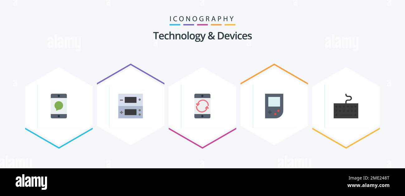 Devices 25 Flat icon pack including hardware. device. video. console ...