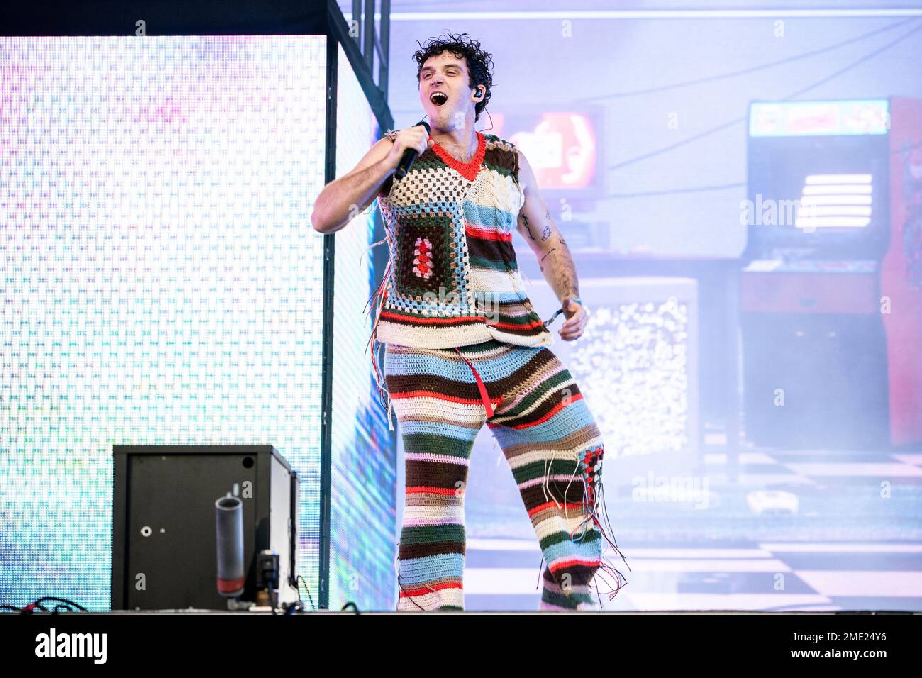 Lauv performs on day two of the Lollapalooza Music Festival on Friday ...