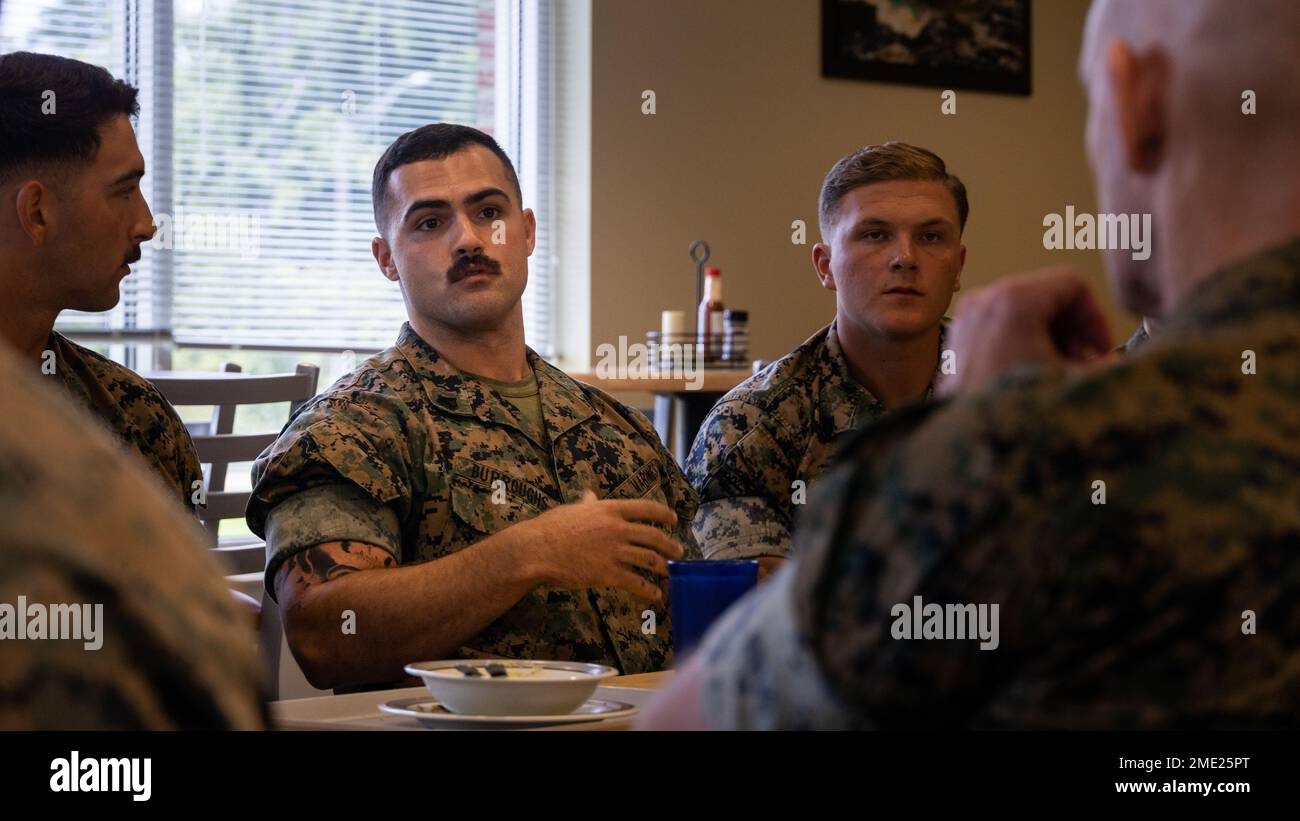 U.S. Marine Corps Sgt. Brandon Burroughs, a squad leader with 1st ...