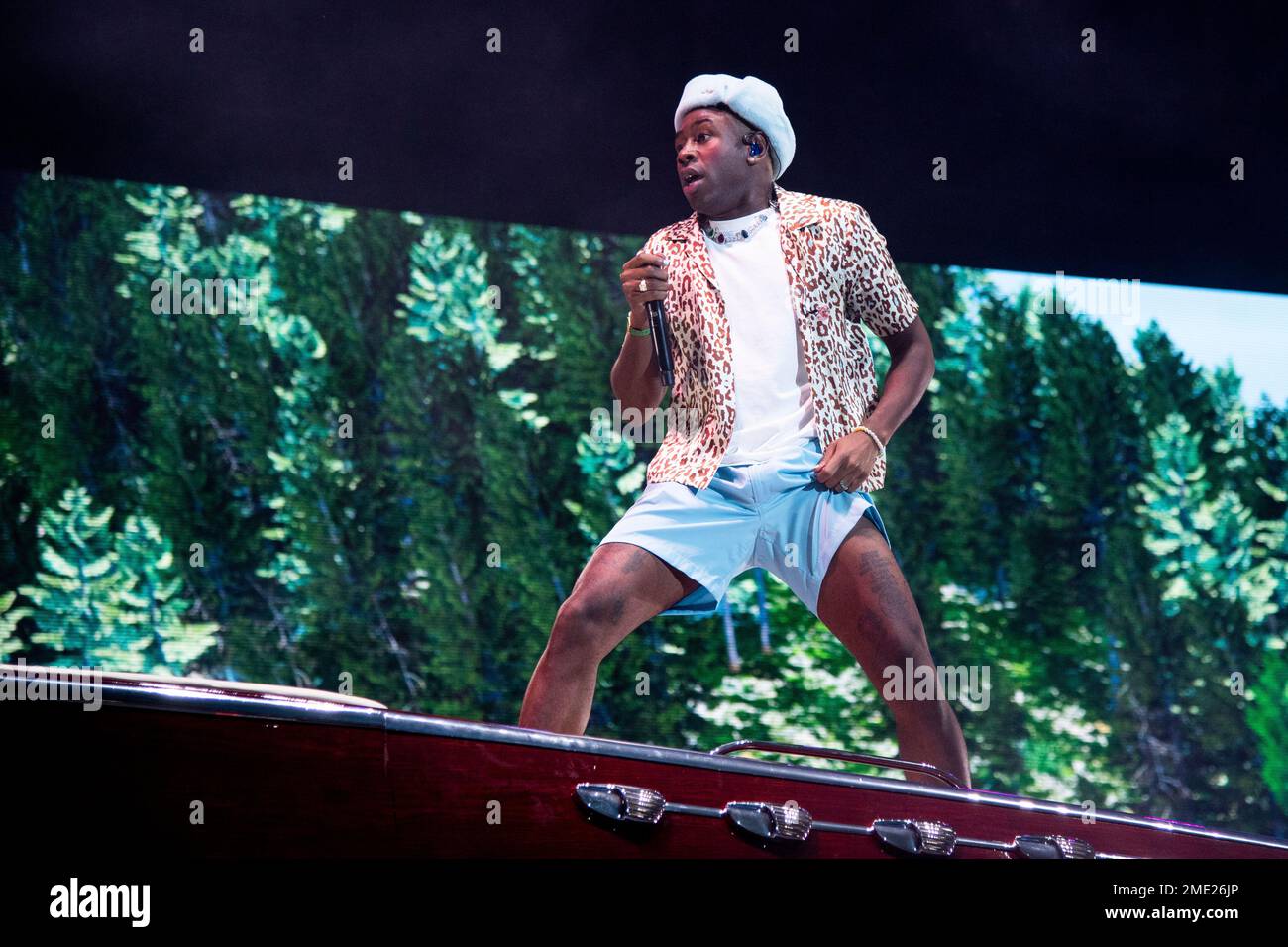 Tyler The Creator performs on day two of the Lollapalooza Music ...