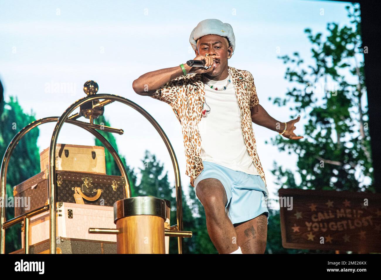 Tyler The Creator performs on day two of the Lollapalooza Music ...