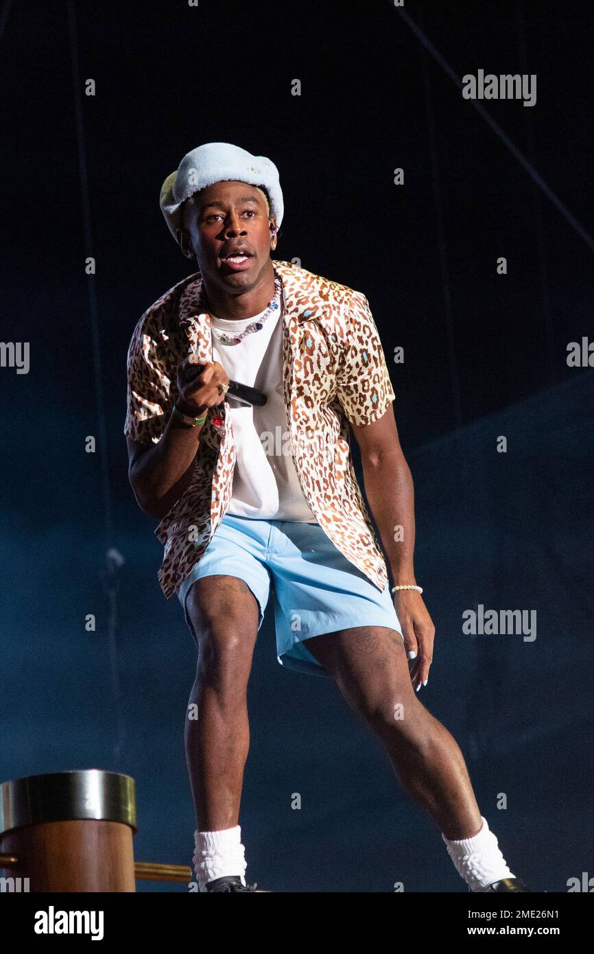 Tyler The Creator performs on day two of the Lollapalooza Music ...