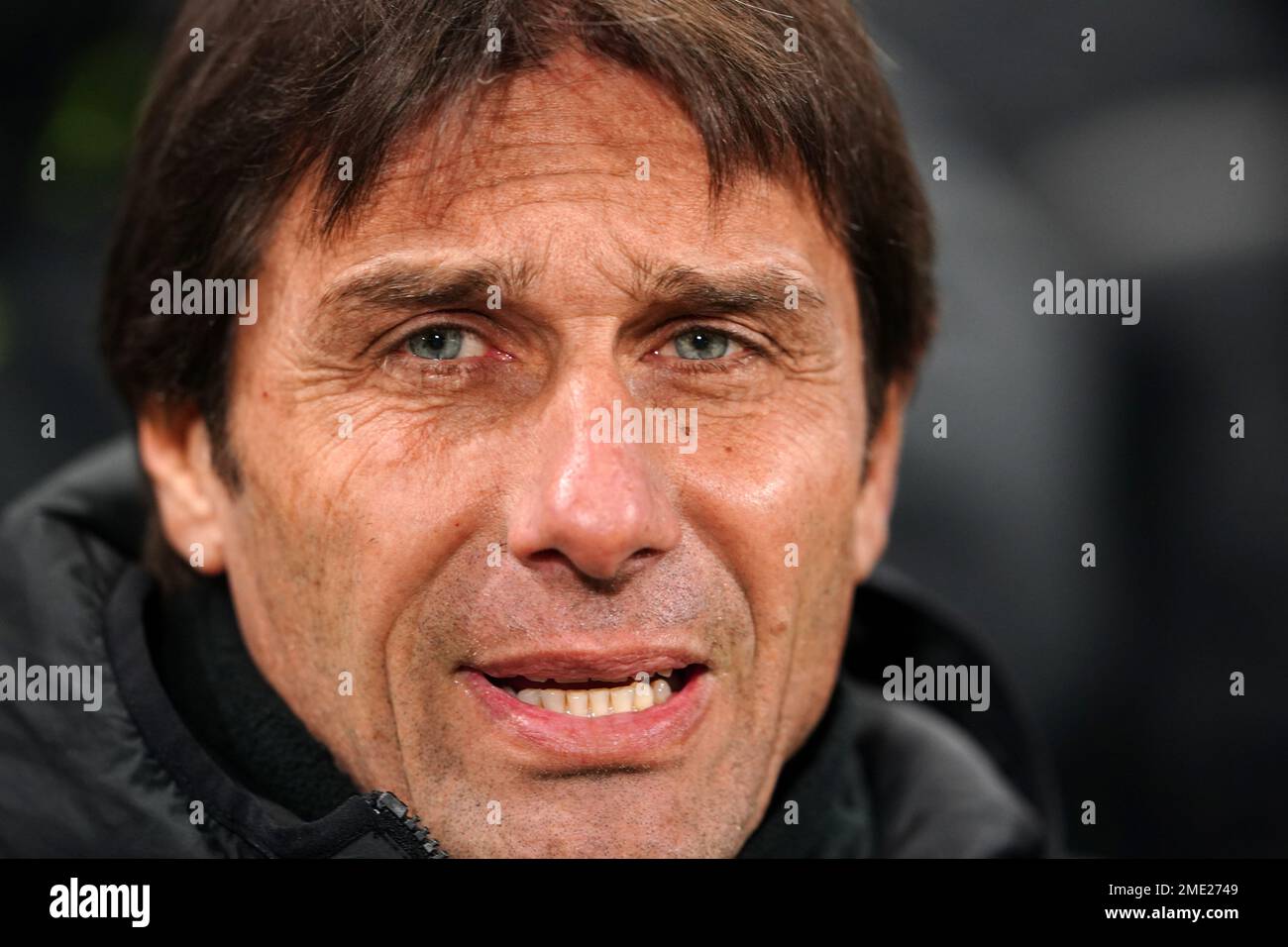 Tottenham Hotspur manager Antonio Conte during the Premier League match ...