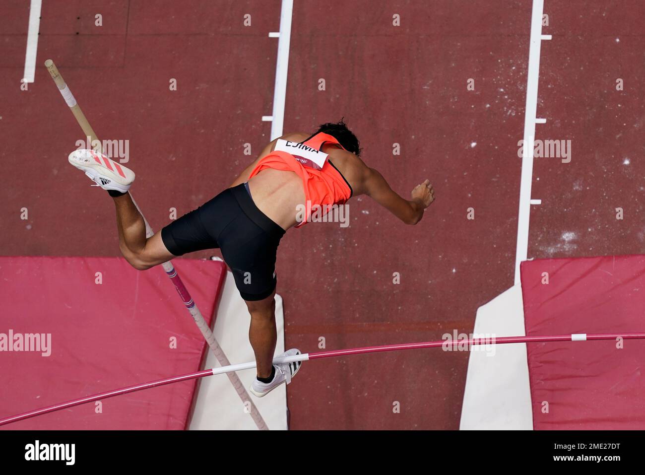 Masaki Ejima, of Japan, competes during a qualifications round in the ...