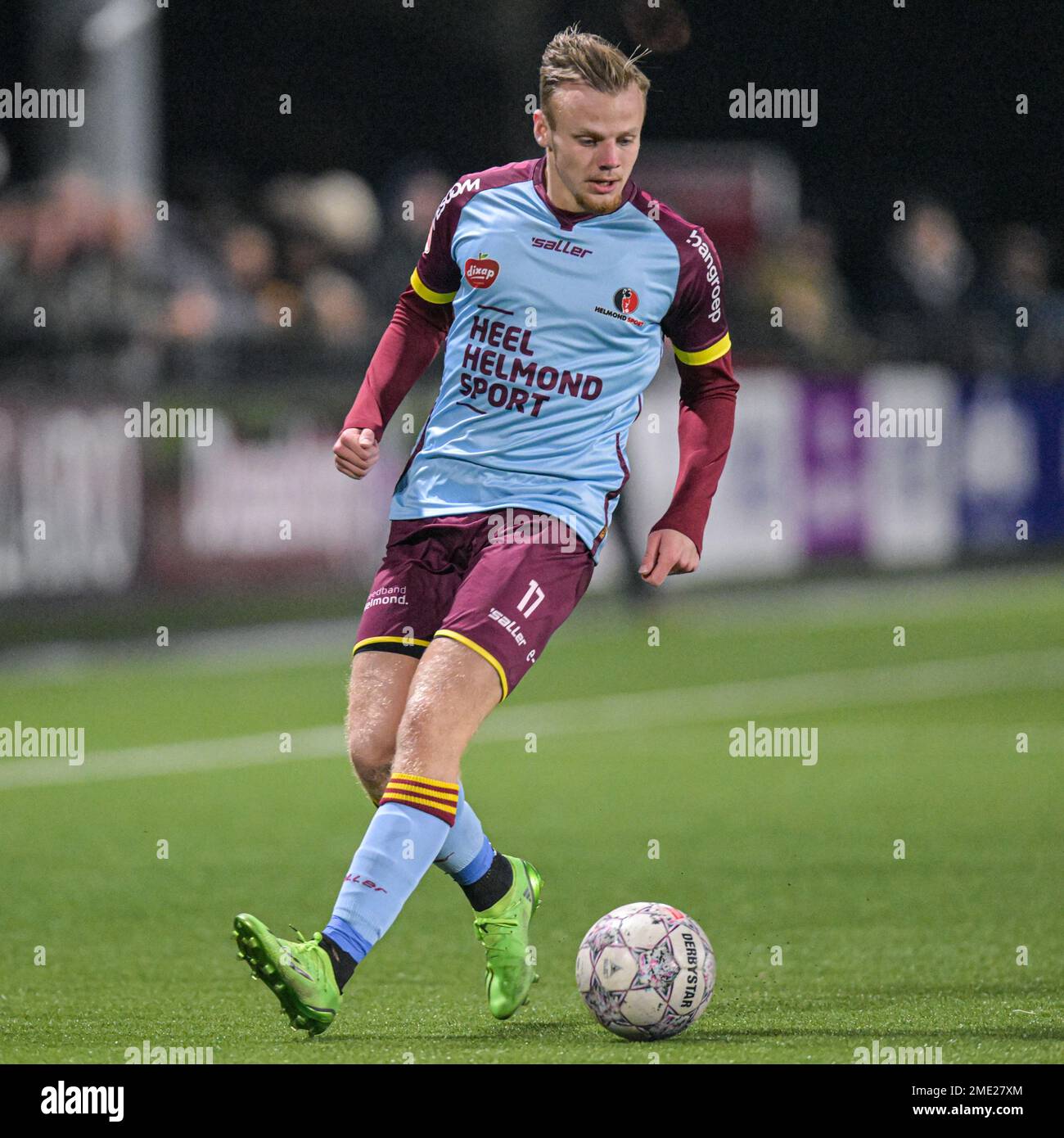 WIJDEWORMER, NETHERLANDS - JANUARY 23: Bryan van Hove of Helmond Sport ...