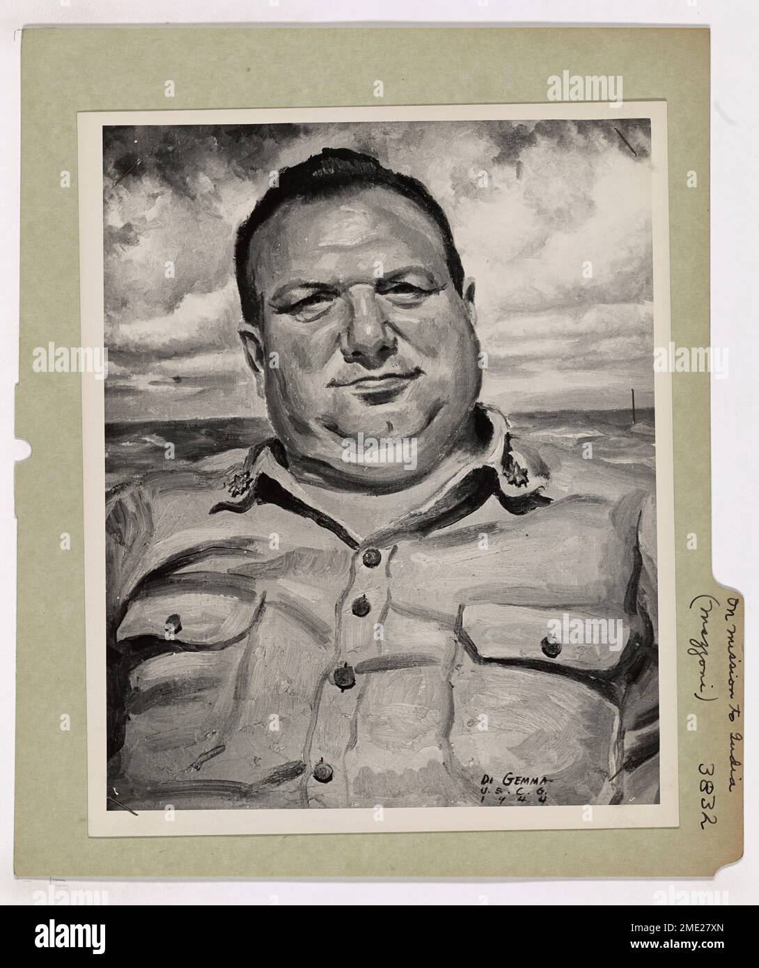 This image shows a Coast Guard Lieutenant Commander William J. Mazoni ...