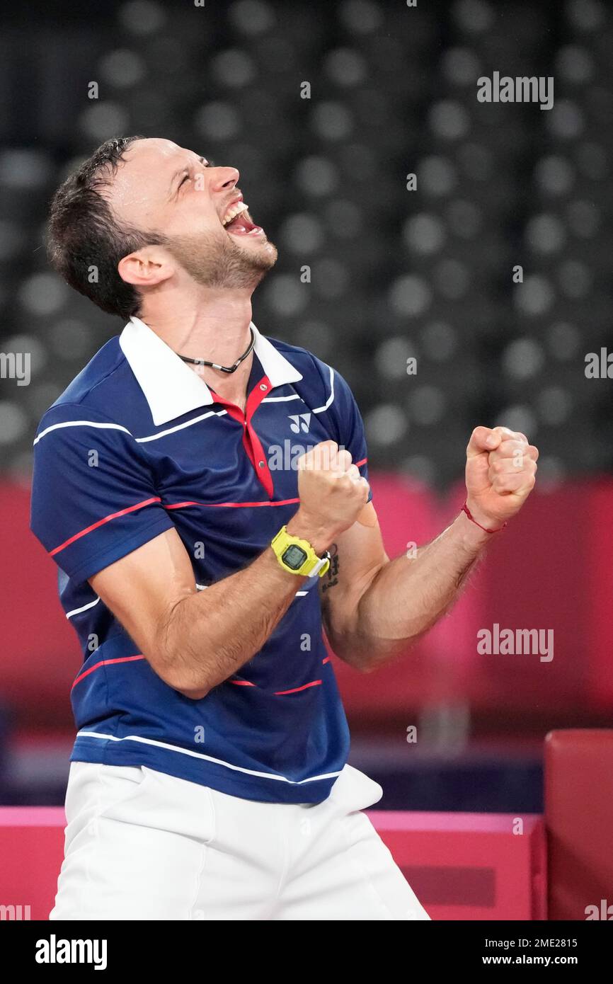 Guatemala's Kevin Cordon celebrates after winning against South Korea's ...