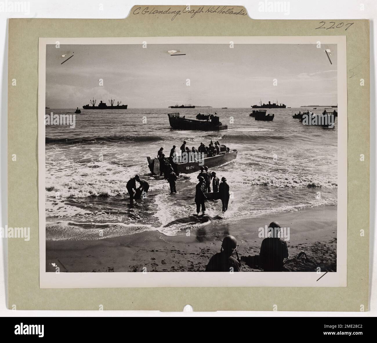 During the invasion of Hollandia in Dutch New Guinea, Coast Guard ...