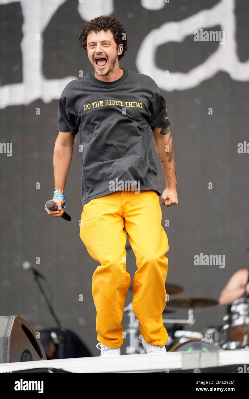 Jordan Benjamin of Grandson performs on day two of the Lollapalooza ...