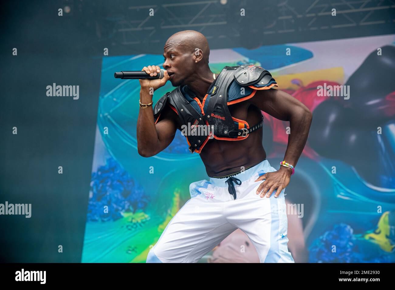 tobi lou performs on day two of the Lollapalooza Music Festival on ...