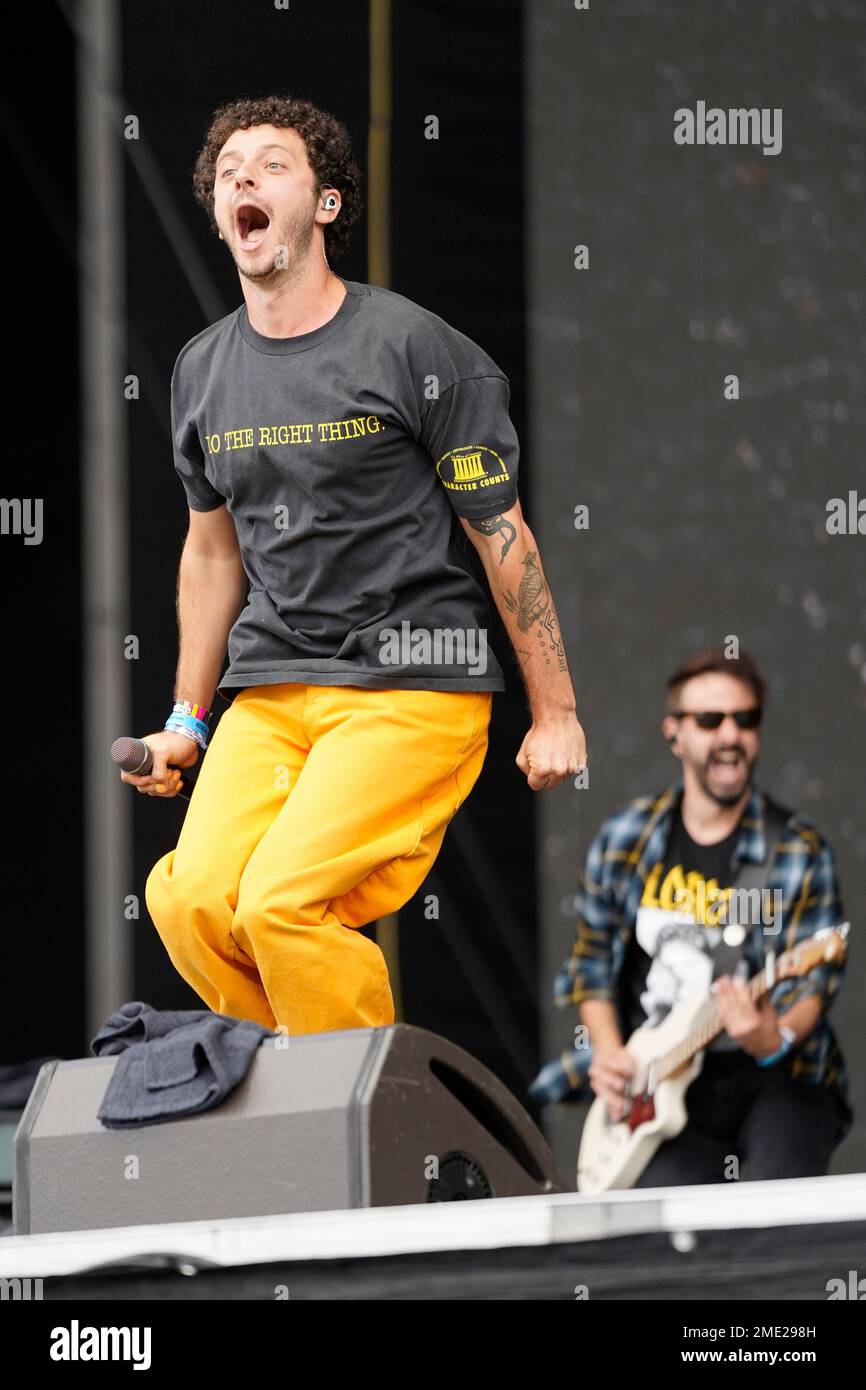Jordan Benjamin of Grandson performs on day two of the Lollapalooza ...