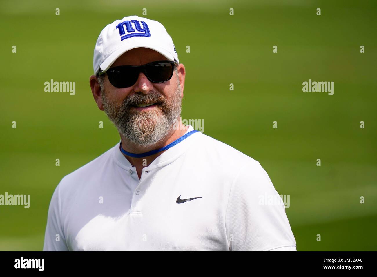 New York Giants assistant general manager Kevin Abrams looks on at NFL ...