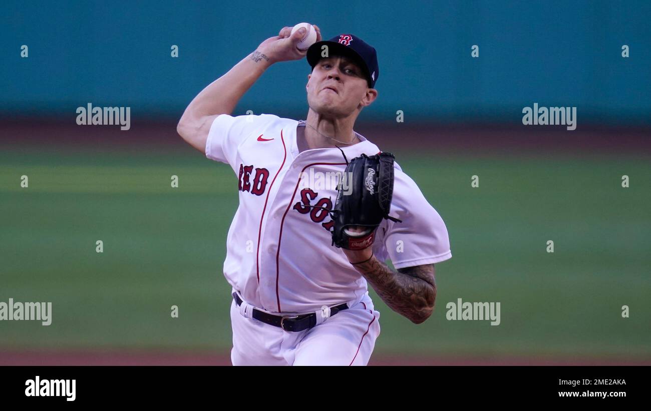 Boston Red Sox starting pitcher Tanner Houck at Fenway Park, Wednesday ...