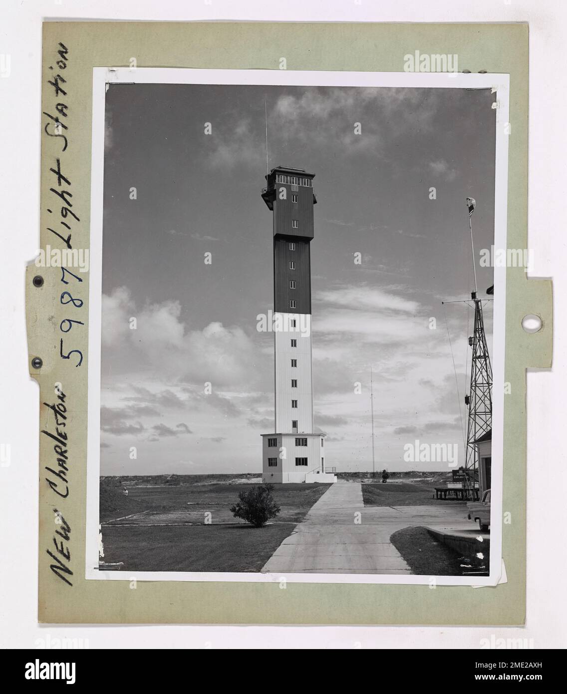 This photograph shows the Charleston Light Station, located in South ...