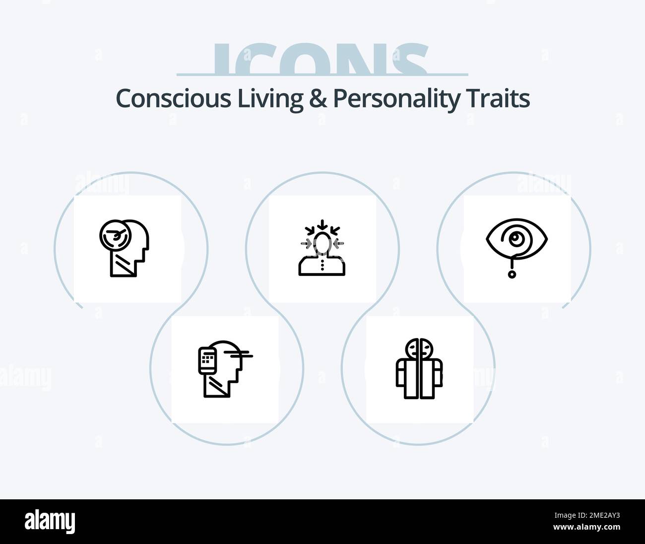 Concious Living And Personality Traits Line Icon Pack 5 Icon Design ... Concious Living And Personality Traits Line Icon Pack 5 Icon Design ...