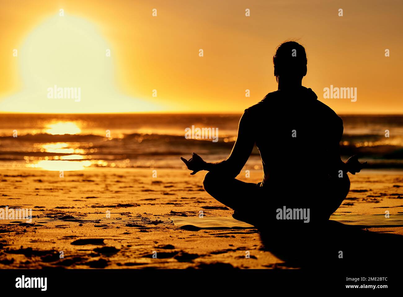 Yoga Silhouette Sunset
