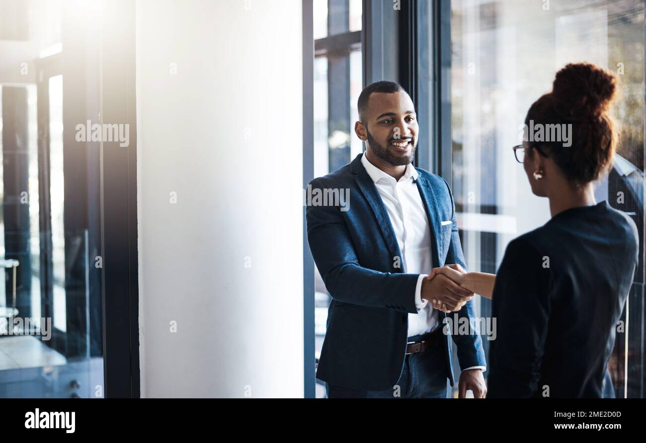 I just know well work exceptionally well together. two businesspeople ...