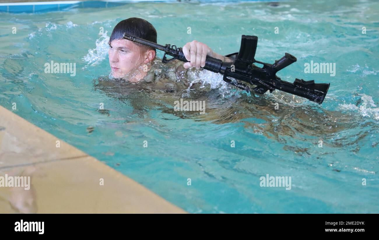 U.S. Army Spc. Robert Culler, a member of the 82nd Airborne Division’s ...
