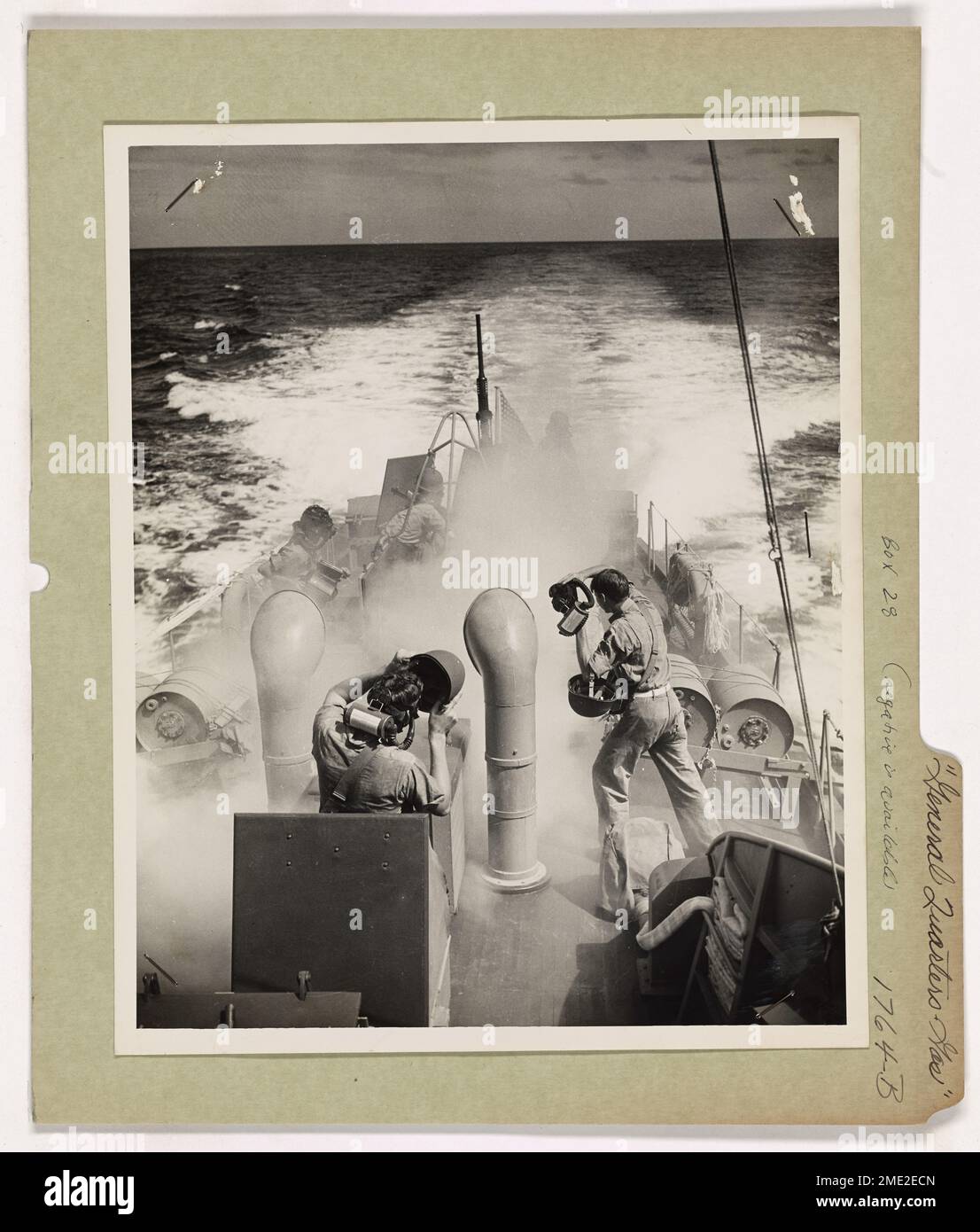 This image depicts a drill aboard a Coast Guard cutter as Coast ...