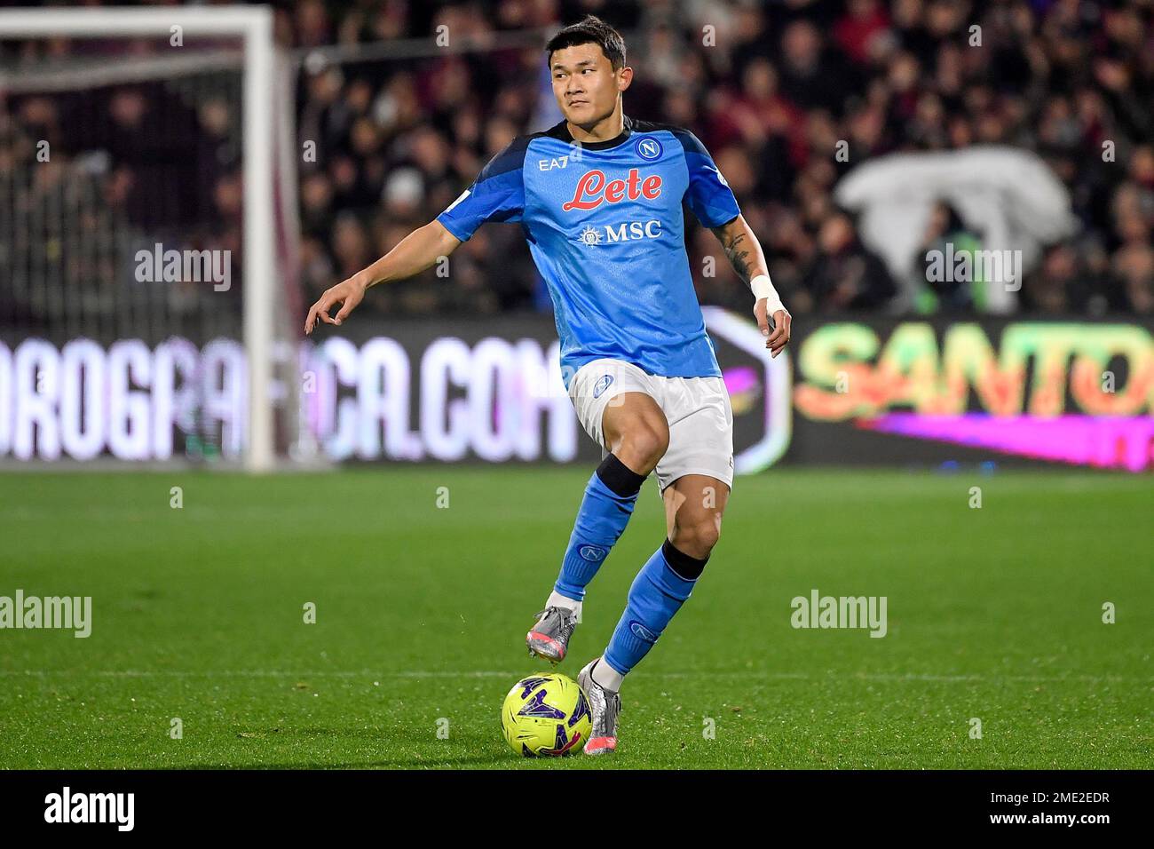 Kim Min-jae of SSC Napoli in action during the Serie A football match ...